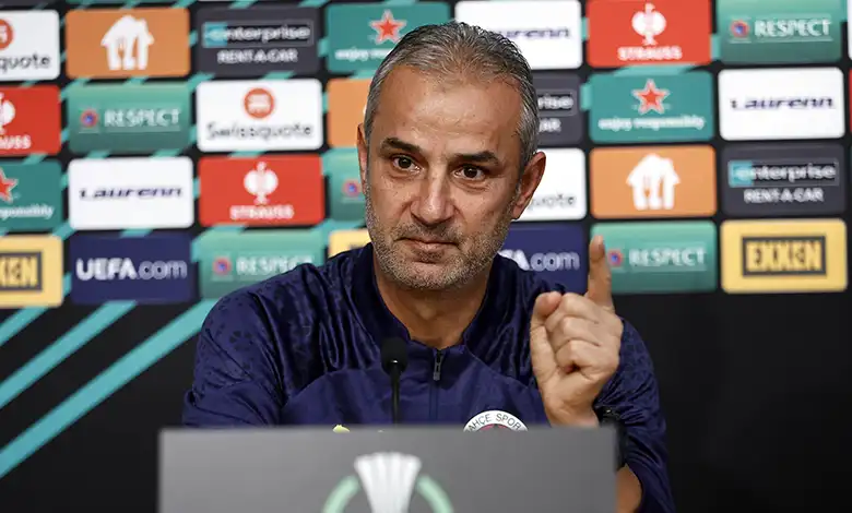 İsmail Kartal's press conference before Fenerbahçe - Spartak Trnava ...